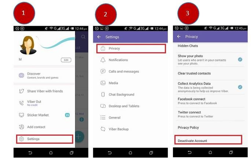 How to deactivate a Viber account? – Hithawathi