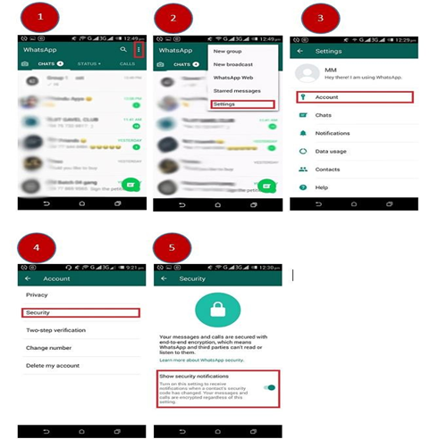 How to configure security settings on WhatsApp? – Hithawathi