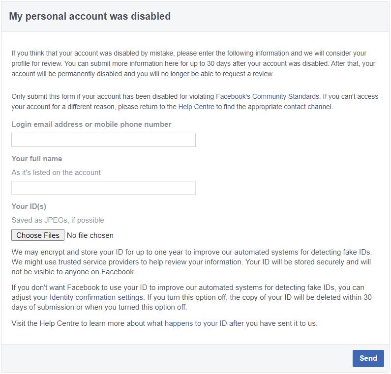 Is your Facebook account disabled? – Hithawathi